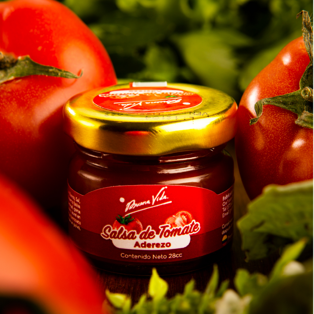 Salsa de tomate aromas / fco x 28 cc x CJA. 120u - Buena Vida